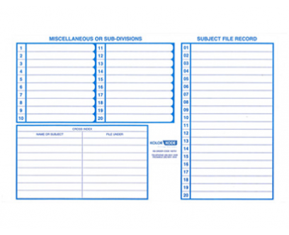 Miscellaneous/Subject A4 Label | KolorKode